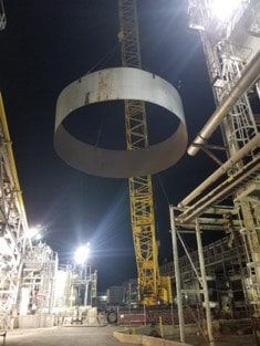 Storage tank demolition in Florida - Midwest Mobile Waterjet